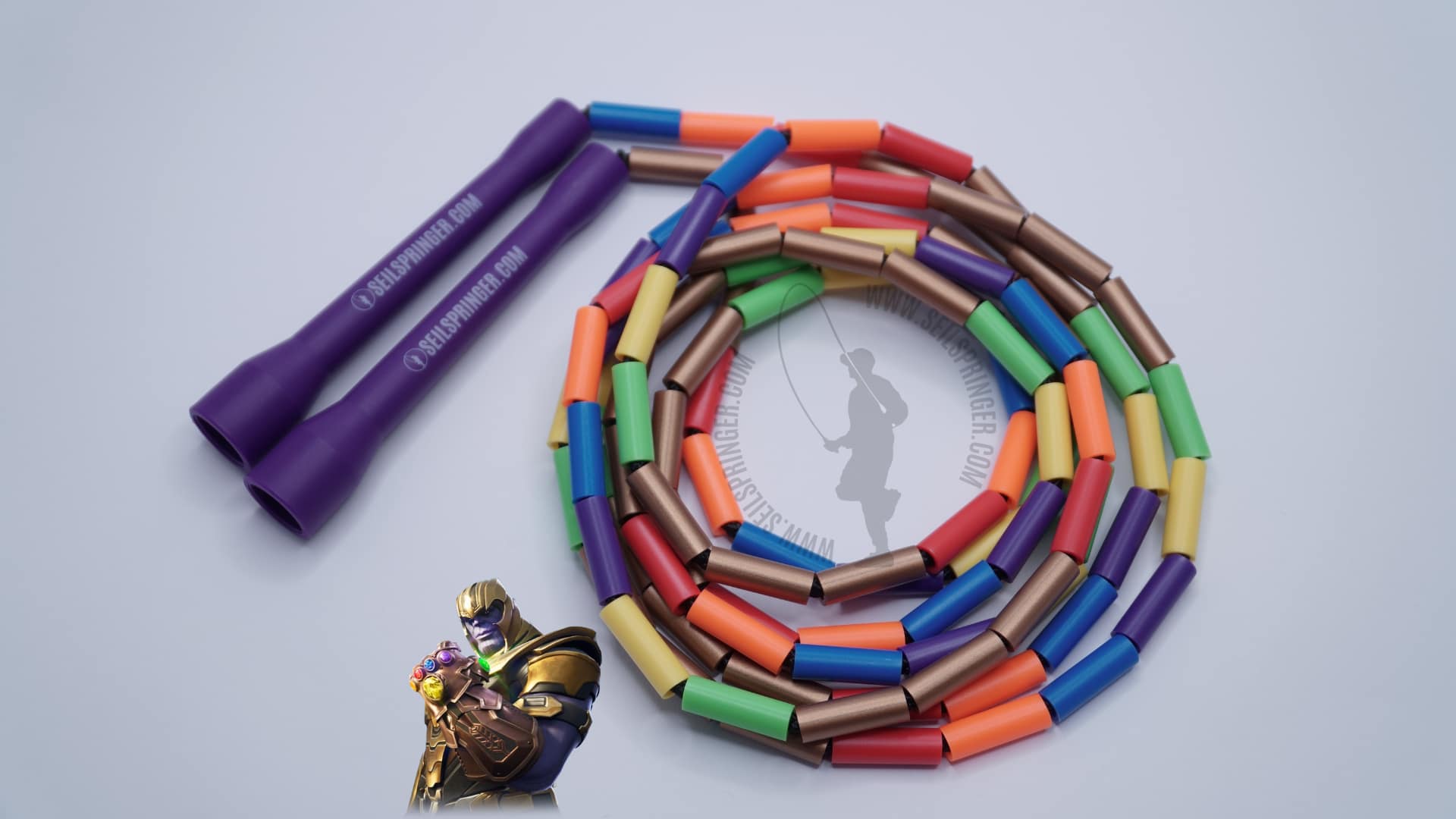 Beaded Rope THANOS INFINITY STONES Hero Edition 4mm - seilspringer.com